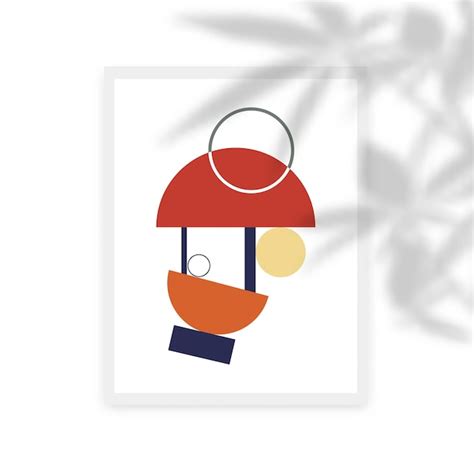 Premium Vector Minimal Abstract Botanical Frame Template