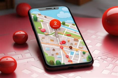 Premium Photo Google Maps In Animated Motion On Mobile Vivid Illustration Generative AI