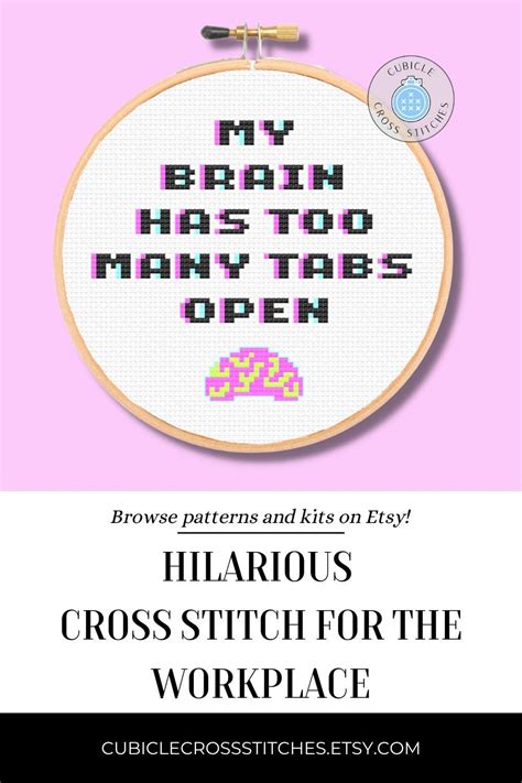 Cheeky And Sarcastic Cross Stitch Designs For The Office