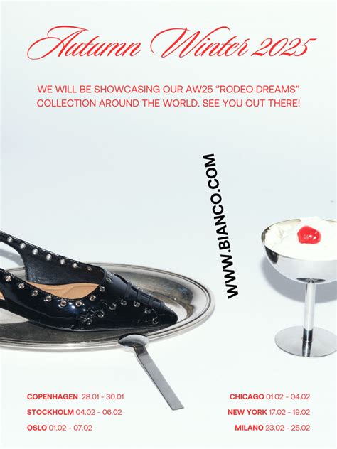 Bianco Autumn Winter 2025 Rodeo Dreams We Are Thrilled To Announce