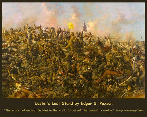 Custers Last Stand Art Print By Edgar S Paxson