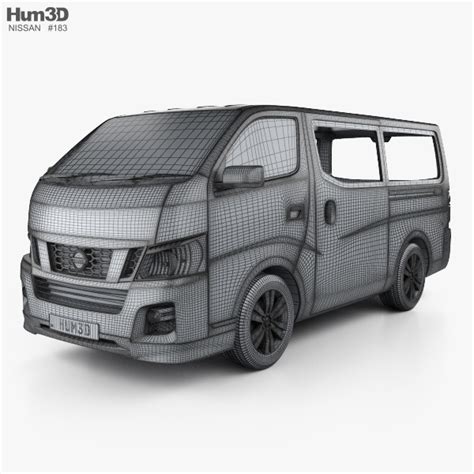 Nissan Nv350 Caravan 2016 3d Model Download Van On