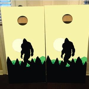 Big Foot Cornhole Boards Complete Outdoor Game Set With 2 Boards