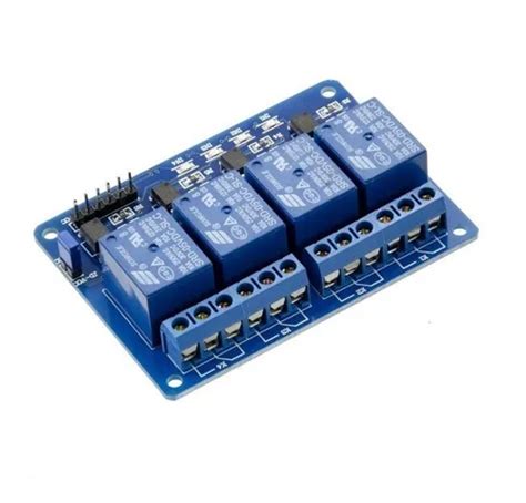 Modulo Relevador Relay Volts Cuatro Canales Para Arduino Meses Sin Intereses