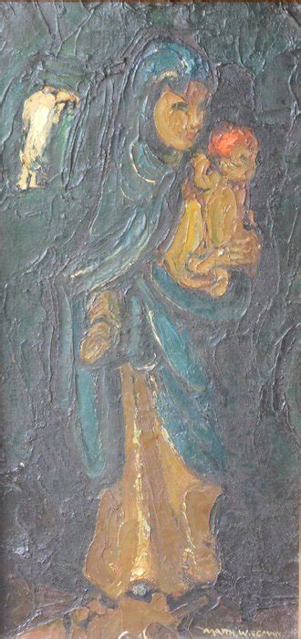 Matthieu Wiegman 1886 1971 Madonna Met Kind Catawiki