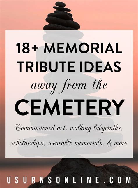 Unique Ways To Create A Memorial Away From The Cemetery Memorial