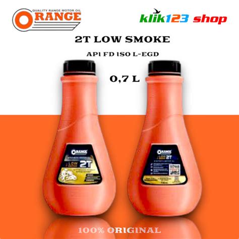 Jual Oli Orange 2t Low Smoke 0 7 L Oli Wangi Permen Oli Mesin Pelumas Oli 2 Tak Oli