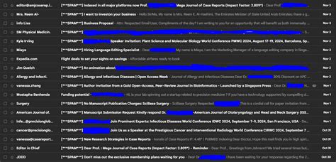 The Amount Of Predatory Journal Spam I Get As A Phd Student Racademia
