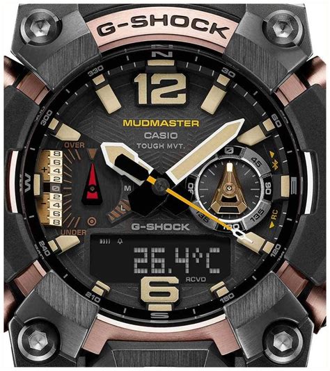 Casio G Shock Master Of G Mudmaster B1000 Carbon Core Tough Solar Red