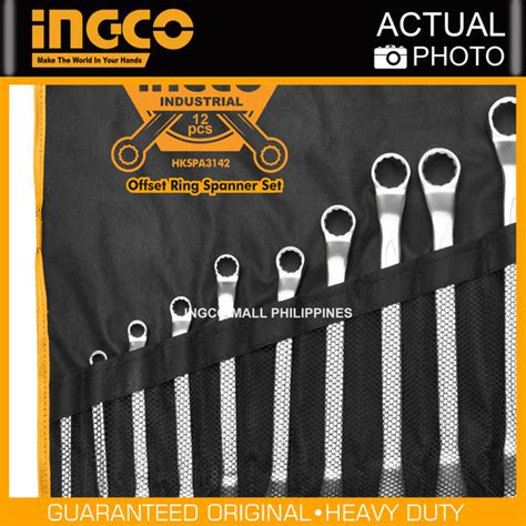 Ingco Ring Spanner Set Hkspa3142