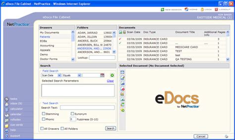 Cgm Edocs File Cabinet