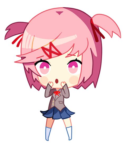 Doki Doki Literature Club Natsuki Chibi By Evaheartsyou On Deviantart