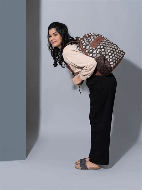 Buy Zouk Women Graphic Printed Fabric Backpack Backpacks For Women