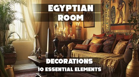 Egyptian Themed Living Room Timeless Design With Cultural Elegance
