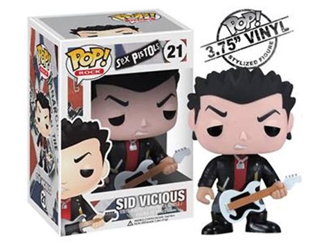 Boneco Sid Vicious Sex Pistols Pop Rocks 21