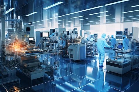 Electronics Manufacturing Facility Generative Ai Premium Ai Generated