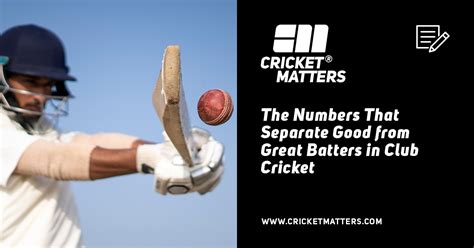 Whats A Good Batting Average In Club Cricket