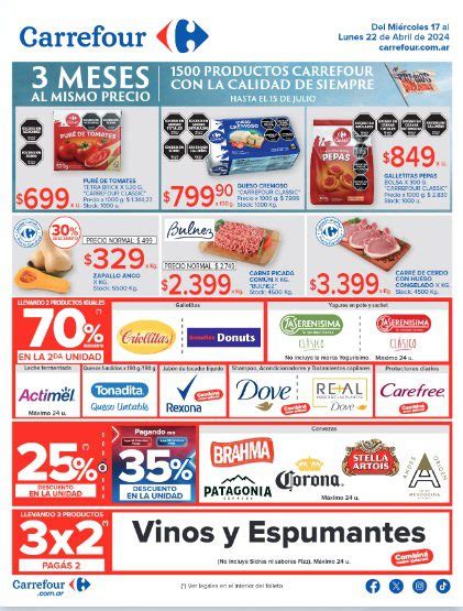 Folleto Carrefour Ofertas Imperdibles Válidas Al 22 De Abril