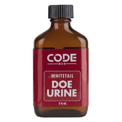 Code Blue Code Red Whitetail Doe Urine 2oz Dances Sporting Goods
