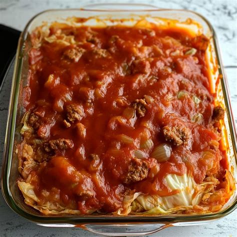Layered Cabbage Roll Casserole Kw
