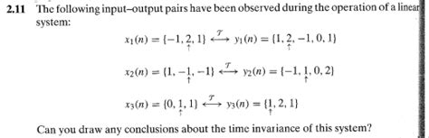 Signal Processing How To Determine Time Invariance From Input Output