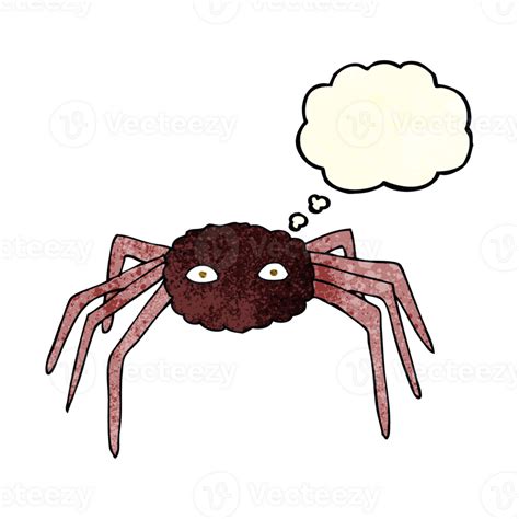 Cartoon Spider With Thought Bubble 45129574 Png