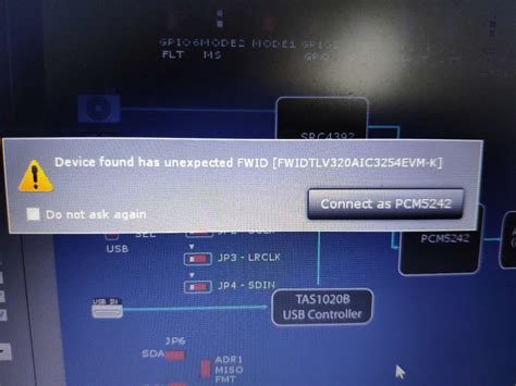 EVM Can T Connect GUI PPC Audio Forum Audio TI E E Support Forums