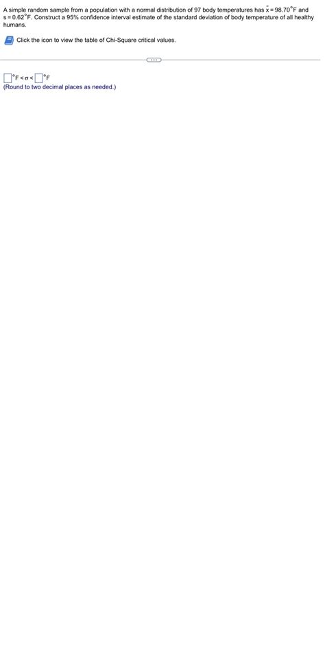 Solved A Simple Random Sample From A Population With A Chegg