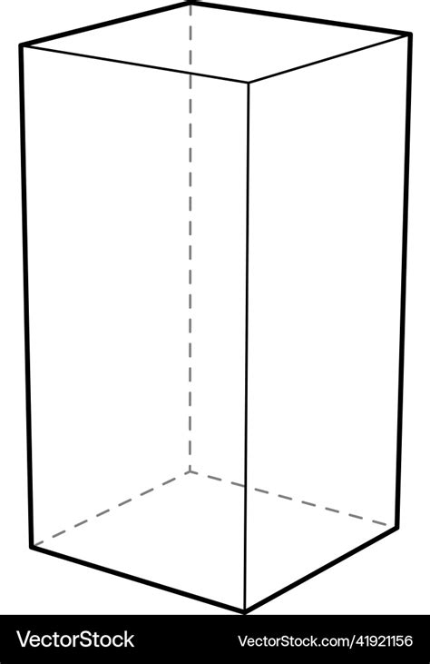 Tetrahedral Prism Stereometric Composition Vector Image