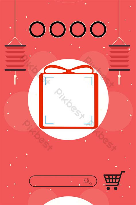 Simple Red Festive Two Dimensional Code Border Background Backgrounds