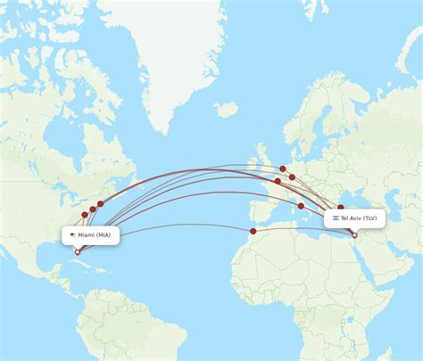 Flights From Tel Aviv Yafo To Miami Tlv To Mia Airlines And Best