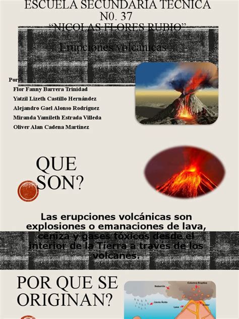 Erupciones Volcanicas Pdf Volcán Tipos De Erupciones Volcánicas