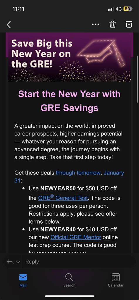 Gre General Test Fee Waiver Codes Just Received The Mail Today From