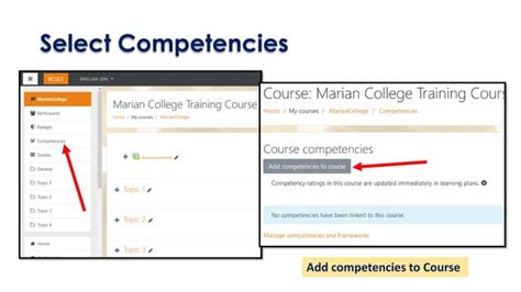 Moodle Competency Framework Pdf