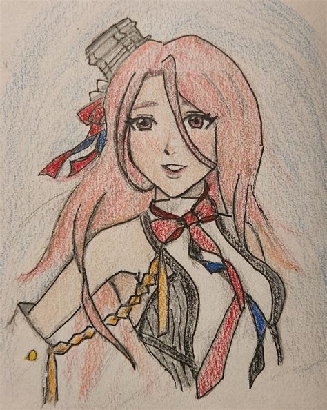 Trying To Improve By Drawing Almost Random Shipgirls Oc Starring