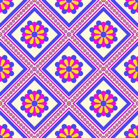 Beautiful Geometric Repeat Pattern It Is A Vector Image With Geometric