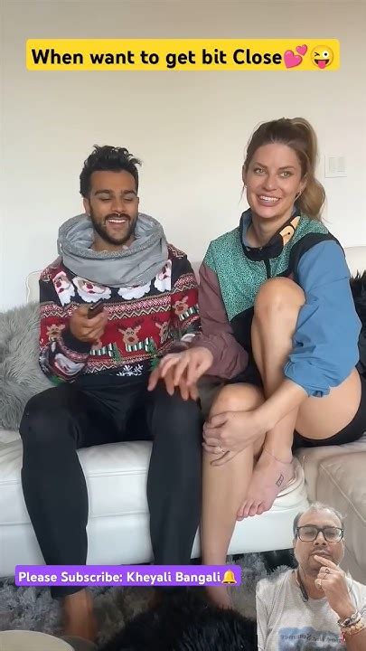 When Want To Get Bit Close😜☂️adamwhannahstockingshortsfunnycomedyviral Youtube