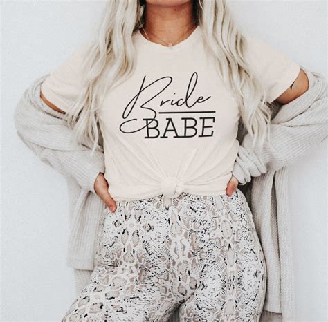 Babe Of Honor Shirt Brides Babes Shirt Bachelorette Party Etsy