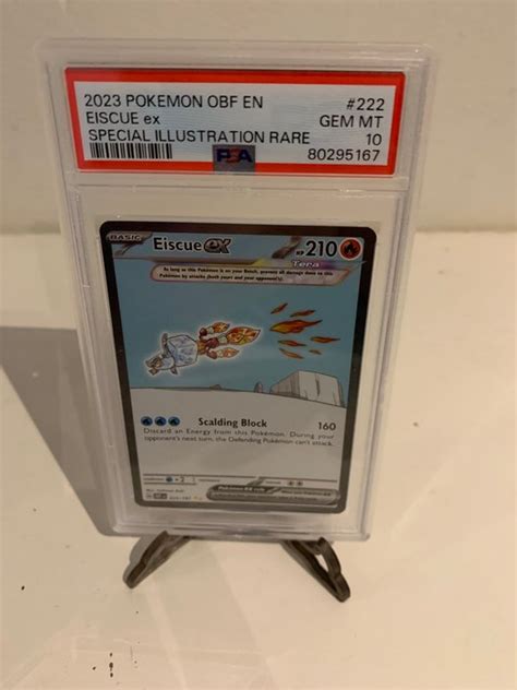 Pokémon 1 Graded Card Eiscue Ex Psa 10 Auction Online Catawiki