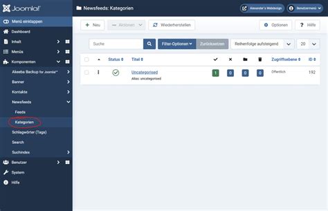 Die Komponente Newsfeeds In Joomla 4 X