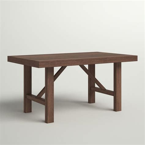 Three Posts™ Cheltenham 60 Solid Wood Trestle Dining Table And Reviews