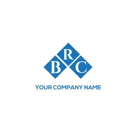Brc Letter Logo Design On White Background Brc Creative Initials