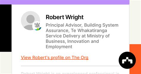 Robert Wright Principal Advisor Building System Assurance Te