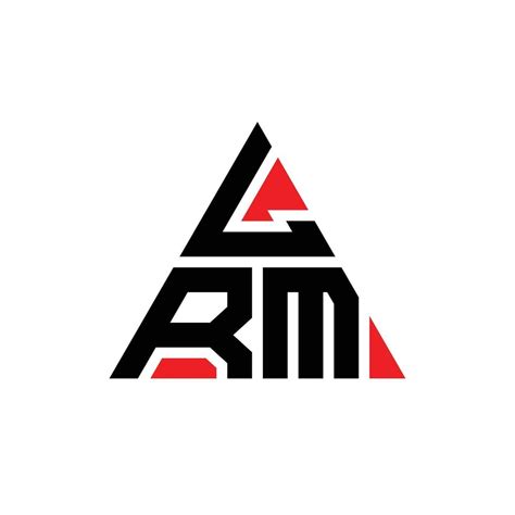 Lrm Triangle Letter Logo Design With Triangle Shape Lrm Triangle Logo Design Monogram Lrm