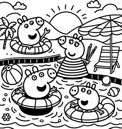 Peppa Wutz Ausmalbilder 54 Niedliche Malvorlagen