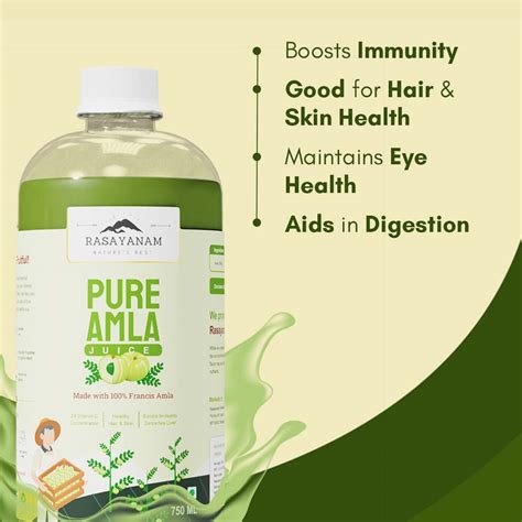 Buy Rasayanam Pure Amla Juice Boost Immunity And Beauty Rasayanam