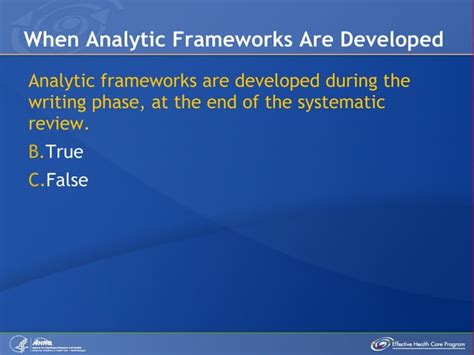 Analytic Frameworks Quiz Ppt