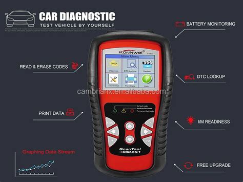 Kw830 Odb Ii Car Scanner Universal Diagnostic Tool Obd Auto Engine Fault Check Eobd Error Obd2