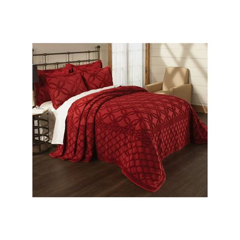 Cotton Chenille Bedspread Queen