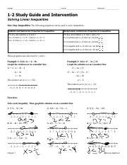 Study Guide And Intervention Solving Linear Inequalities Pdf NAME DATE PERIOD
